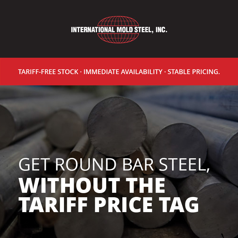 Avoid the 50% Tariff: Round Bar In Stock - International Mold Steel